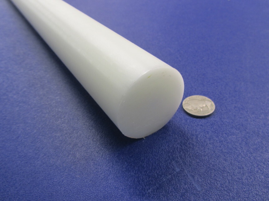 Acetal Copolymer POM Round Rod, White 1.75" Dia x 12" Length | eBay