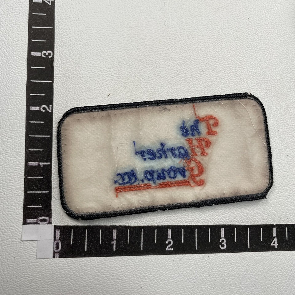 Vtg Used THE HARKER GROUP LLC Uniform Advertising Patch O6WL | eBay