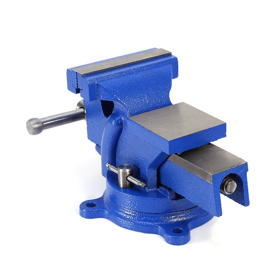 1-360° Bench Vice Workshop Clamp Engineers 100mm Jaw Workshop Heavy ...