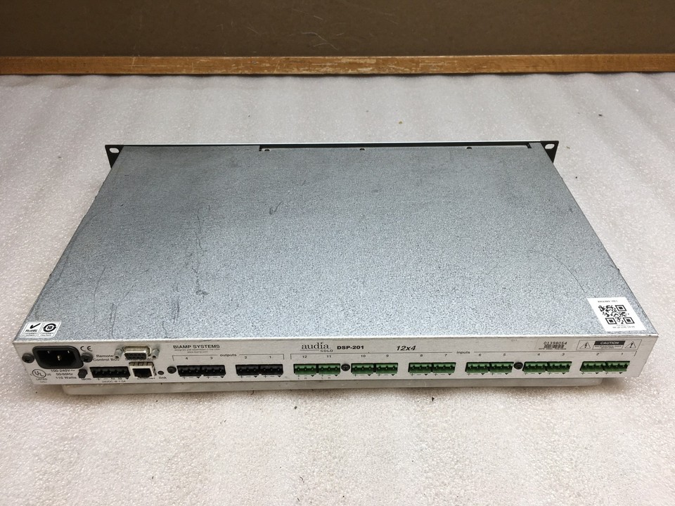 Biamp Systems Audia Solo 12 x 4 With Rack Ears | eBay