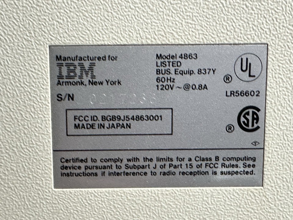 IBM PC Jr Accessories lot of 5 items | Monitor Keyboard 2 Joysticks ...