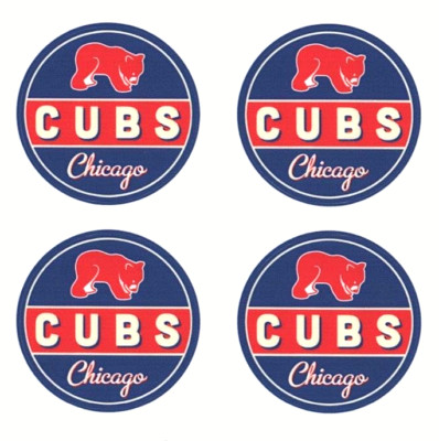 (4) Chicago Cubs MLB Decals / Yeti Stickers *Free Shipping | eBay