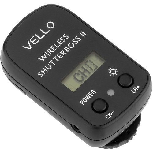 VELLO Wireless ShutterBoss II Remote Switch With Digital Timer for Sony ...