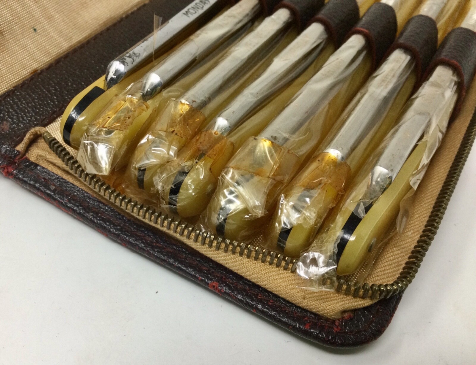 ED. WUSTHOF SOLINGEN DREIZACK STANDARD 5/8 STRAIGHT RAZOR 1933 7 DAY ...