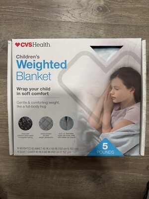 CVS Health Children's Weighted Blanket 5 Pound For Children 4+ Years ...