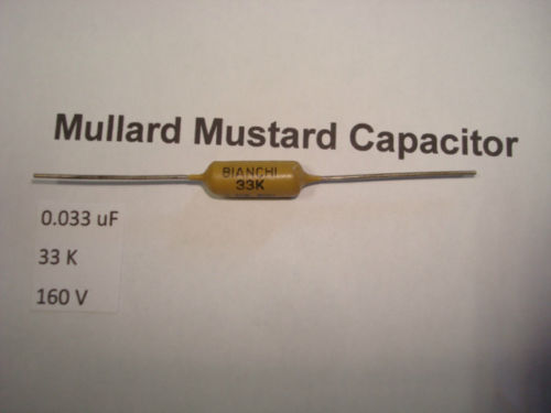 MULLARD MUSTARD CAPACITOR. 0.033uF 33K 160V 10% *1PC* HIFI. + RC1 | eBay