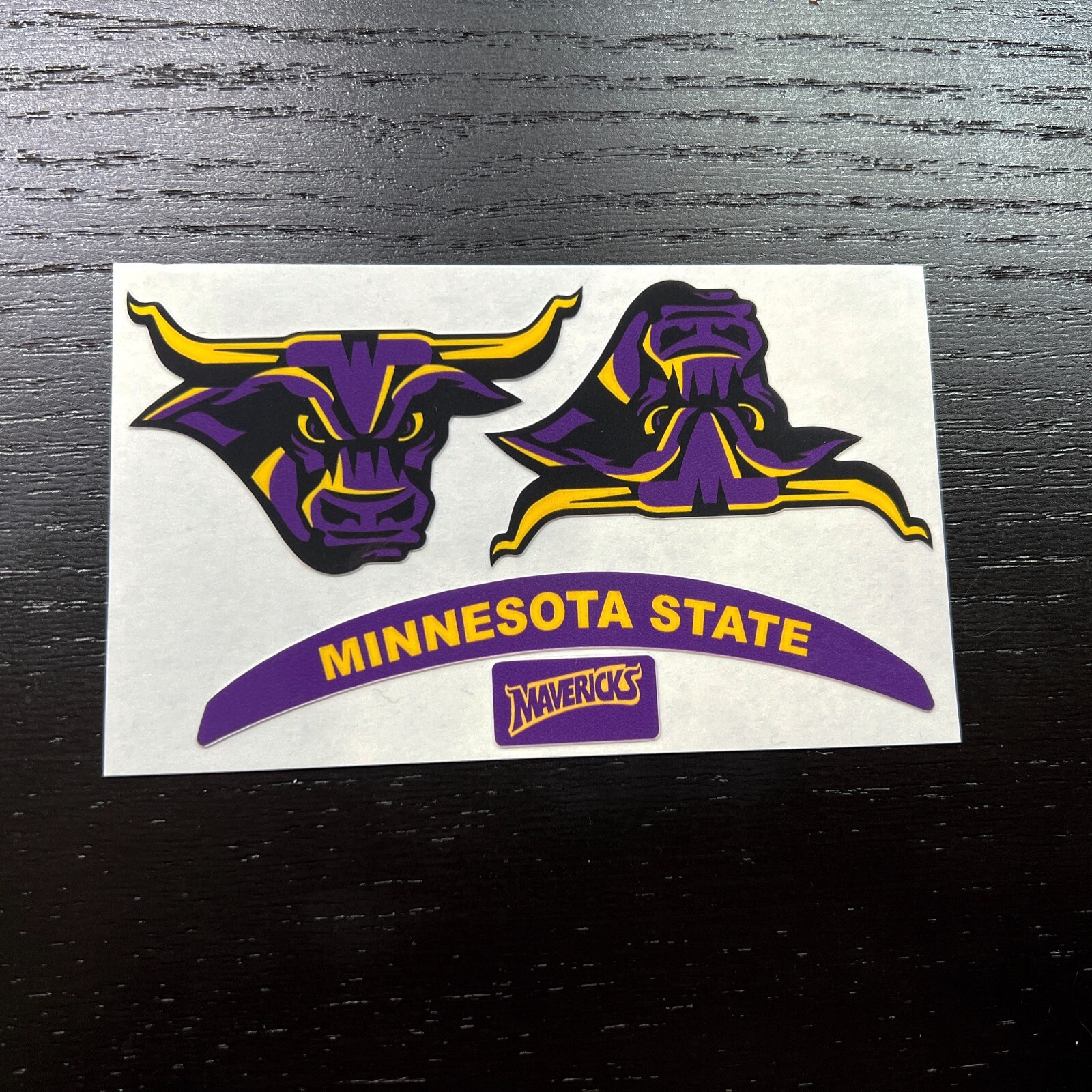 Minnesota State Mavericks Mini Football Helmet Decal Set | eBay