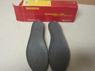 Nikken CardioStrides Ultra Weighted Inserts Women's Size W 8.5 New Old ...