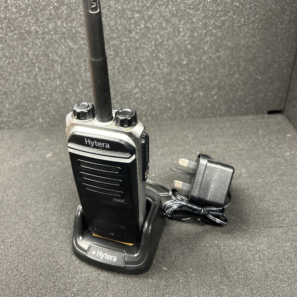 HYTERA PD605 VHF Digtal Walkie Talkie Two Way Radio Used | eBay UK