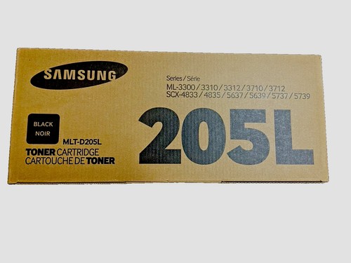 Genuine Samsung MLT-D205L Black Toner Cartridge 205L, Sealed Box | eBay