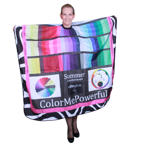SUMMER Seasonal Color Analysis ColorMePowerful Capes/Drape | eBay
