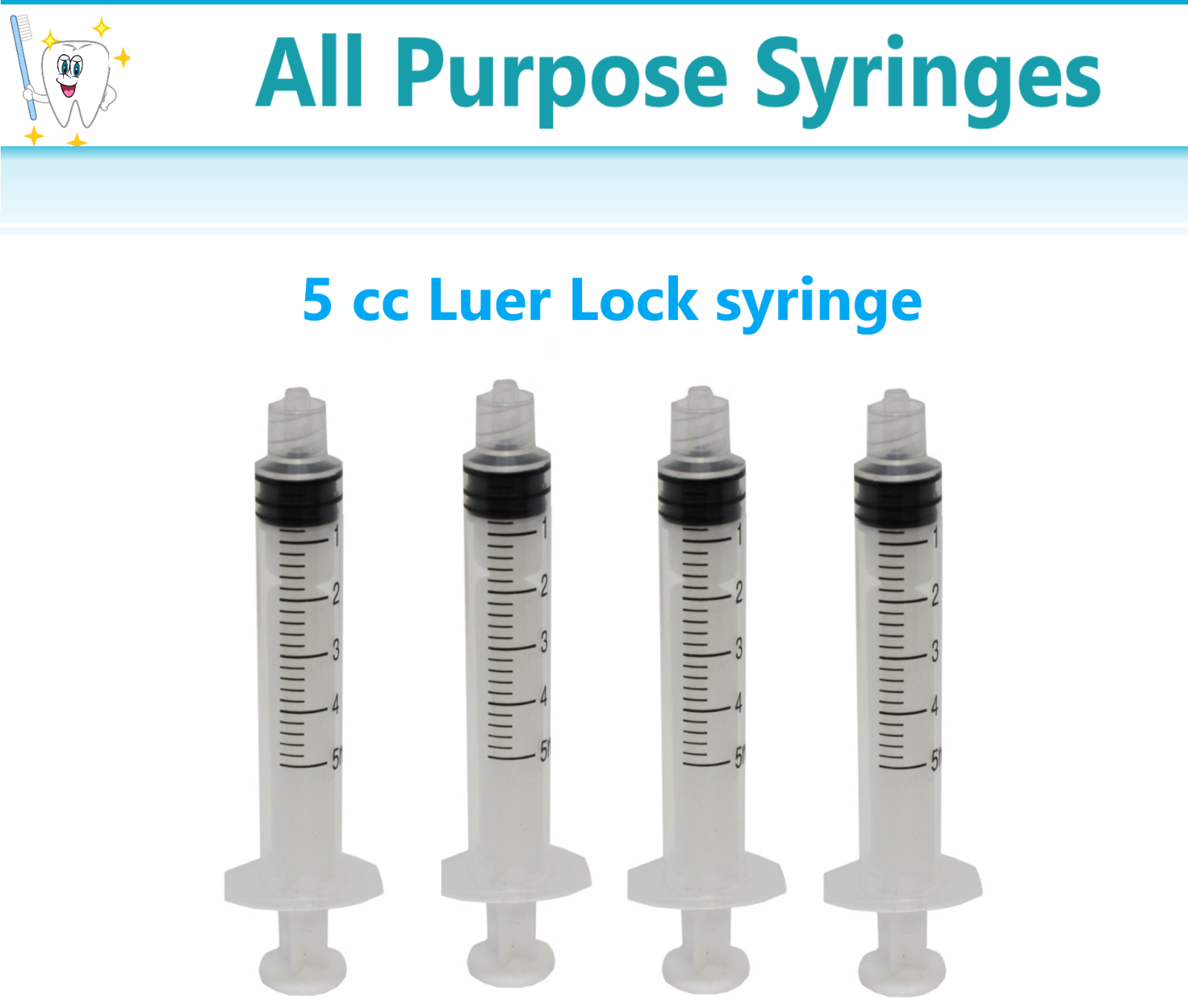1ml / 1cc Syringe (No Needle) 3cc, 5cc, 10cc, 20, cc, 60cc, Choose Size ...