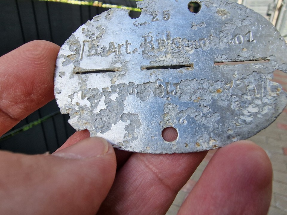 WW2 Original German ID Dog Tags. Battlefield relic | eBay
