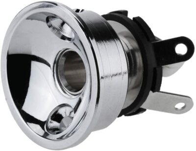 Recessed Telecaster Socket Input Jack Cup Chrome For Tele Metric ...