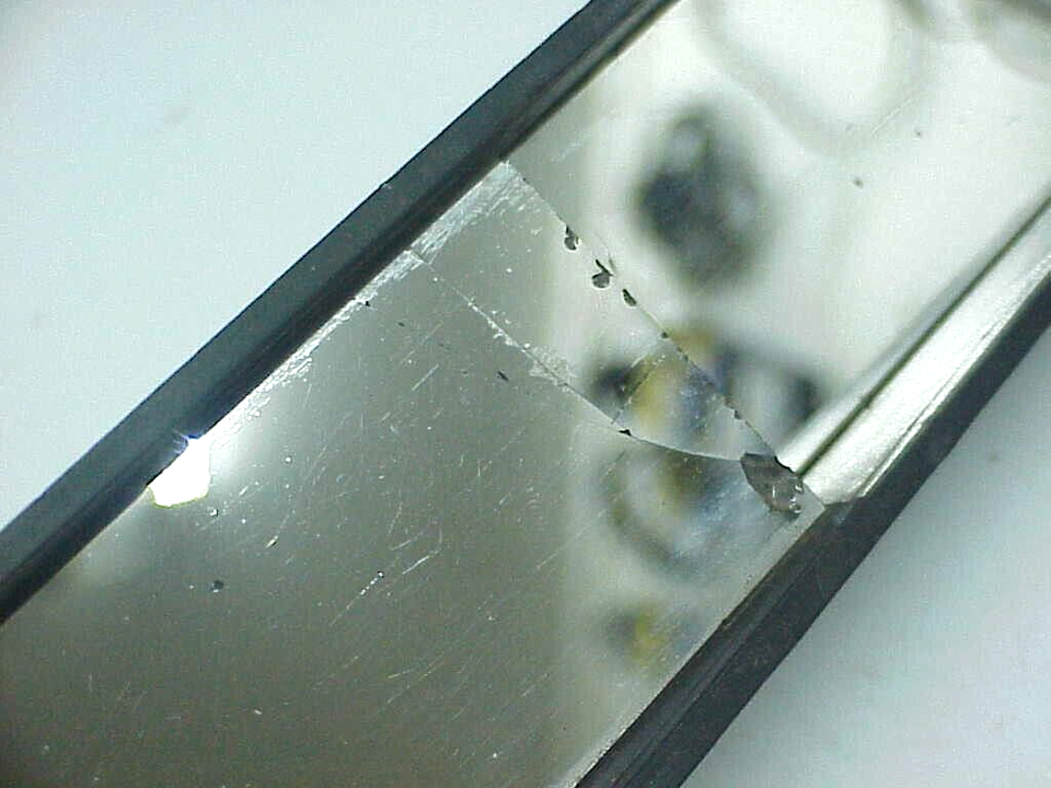 Vintage Black Wink 5 Five Panel Rear View 160 Degree Mirror 34-3/8" x 2 ...