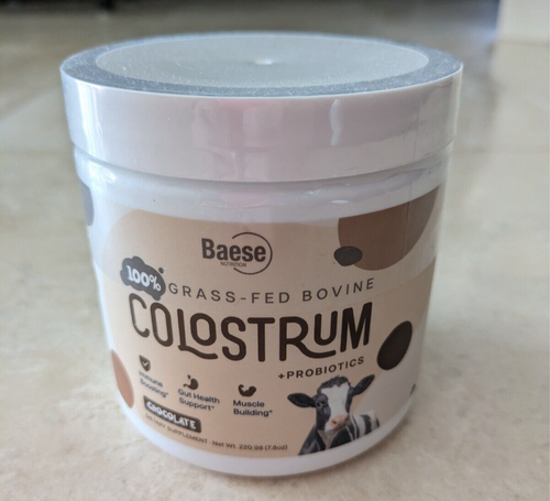 Baese Organic 4000mg Grass Fed Bovine Colostrum Probiotics Chocolate ...