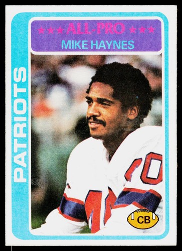 Mike Haynes, 1978 Topps, #380, New England Patriots, | eBay