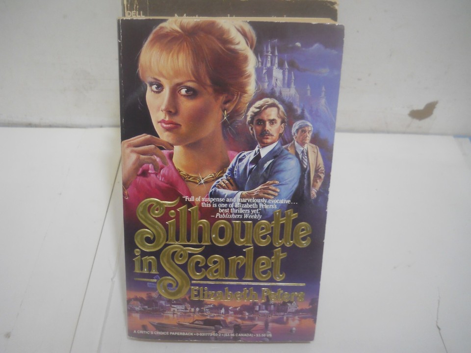 Elizabeth Peters lot of 6 romantic/suspense, vintage PBs , normal wear ...