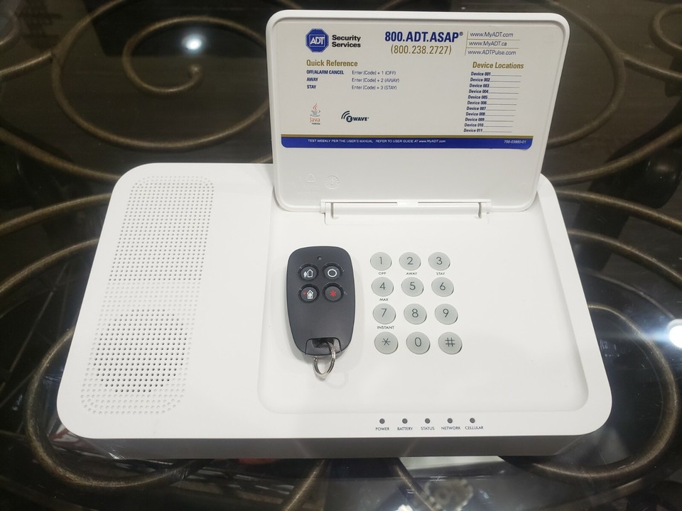 ADT Pulse Alarm System w/Wireless Camera, Base, Keypad, Motion Sensor ...
