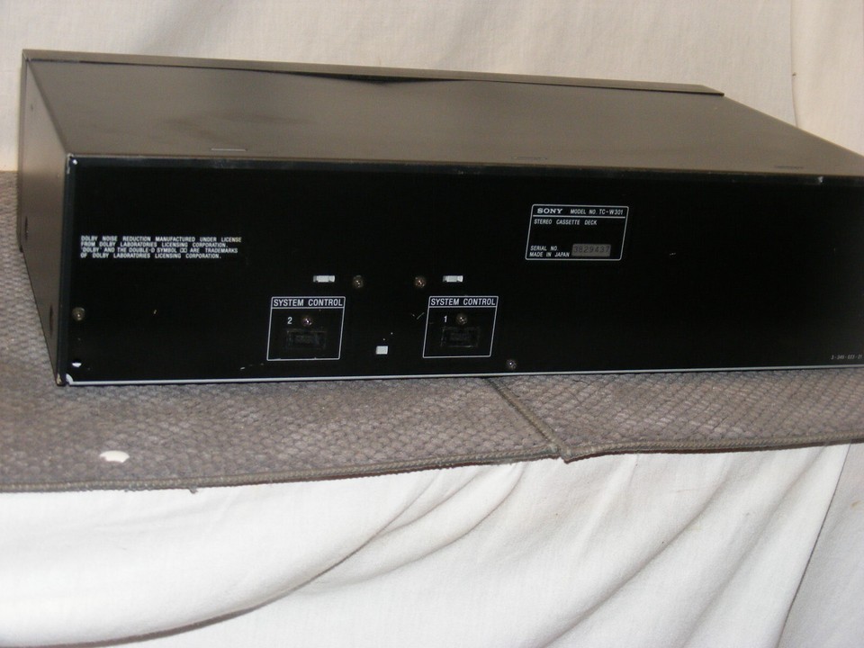 SONY STEREO CASSETTE DECK TC-W301**UNTESTED**SELLING FOR PARTS | eBay