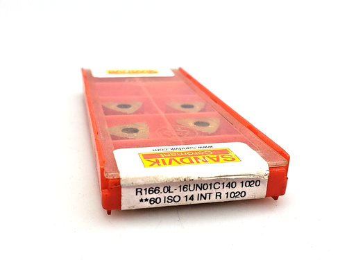 Sandvik Coromant R166.0L-16UN01C140 1020 Carbide Threading Inserts (Box ...