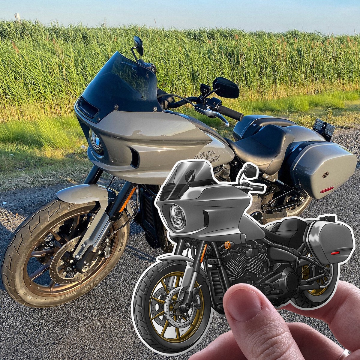 Harley Davidson Motorcycle Vinyl Graphics