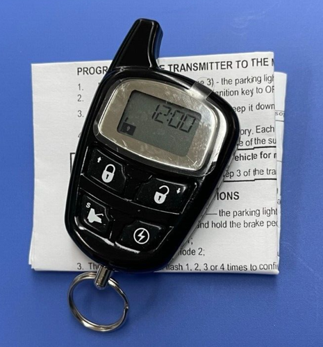 AUTOSTART NAHAS5501 HDR 2-WAY LCD REMOTE START ALARM FOB w/ Programming ...