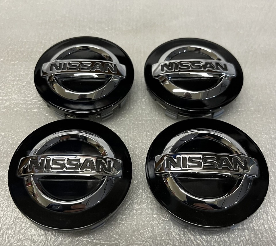 Set Of 4 NISSAN ALTIMA SENTRA MAXIMA ROGUE KICKS 370Z CENTER CAPS 2015 ...