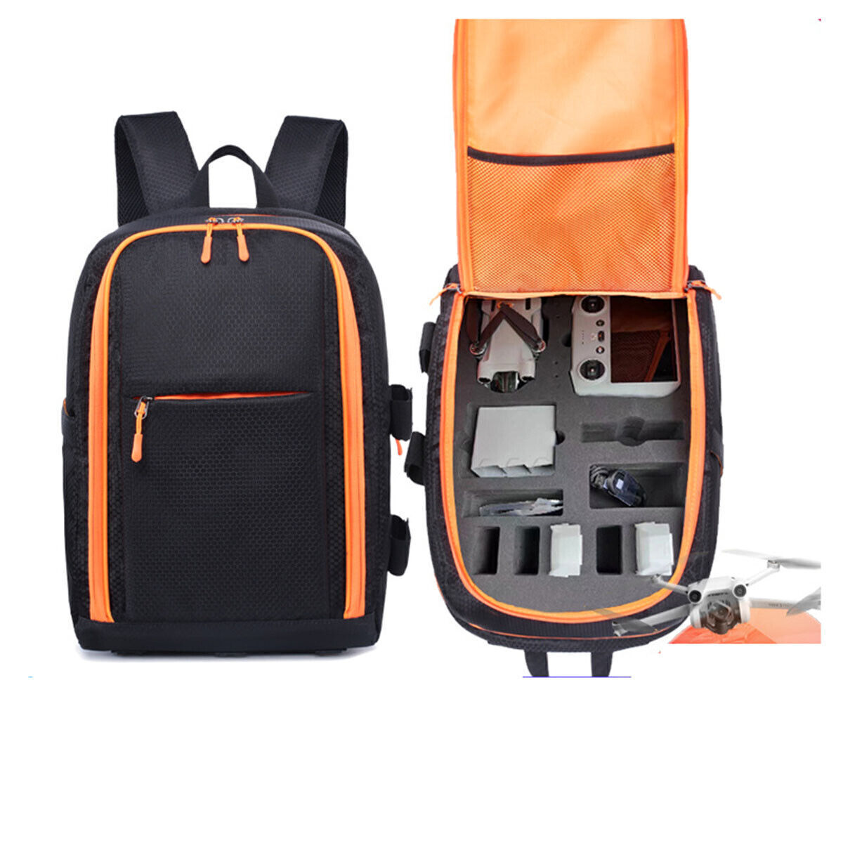 Backpack Carrying Case Storage Bag For DJI Mini 3 Pro Drone Accessories ...