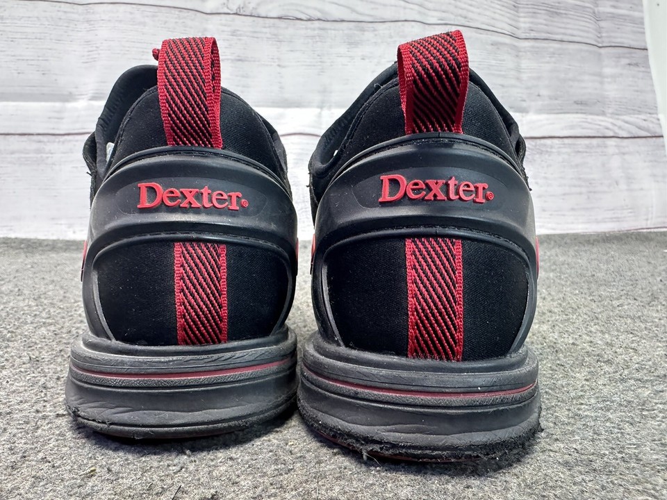 Dexter Men's DexLite Pro BOA Black/Red Right Hand Bowling Shoes Size 8 ...