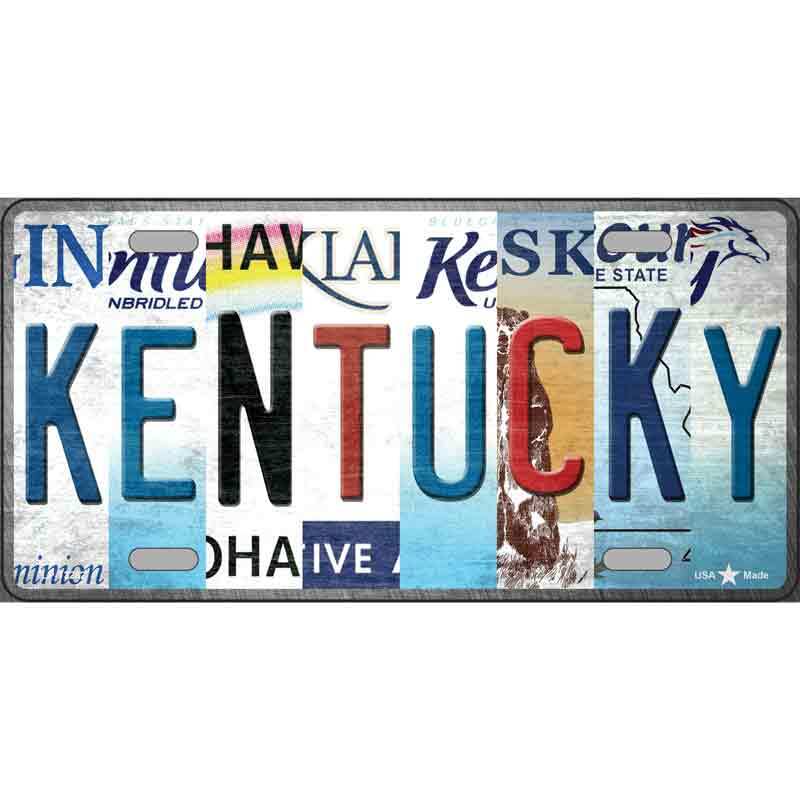Kentucky Strip Art Novelty Metal License Plate Tag Tag LP-13282 | eBay