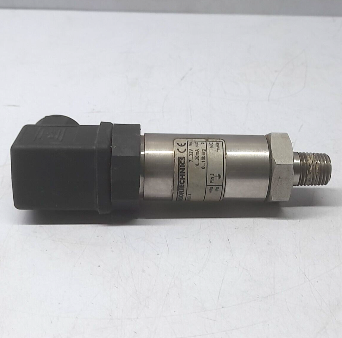Sensor Technics KTE6010GL4 Pressure Sensor Vs 7…32 V Out 4…20mA P 0…10 ...