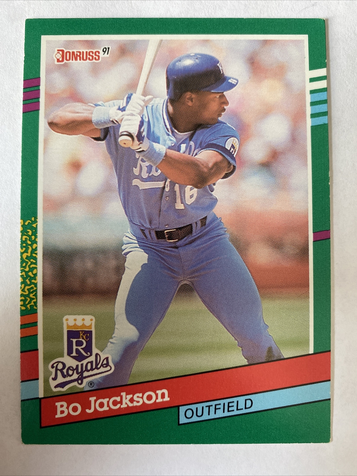 1991 Donruss Bo Jackson ERROR card #632. no period after INC | eBay