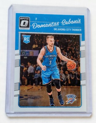 Domantas Sabonis 2016-17 Panini Donruss Optic Rookie #161 Indiana ...