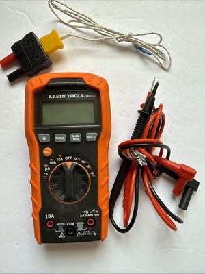 Klein Tools MM400 600V 10A 40M Auto- Ranging Digital Multimeter ...