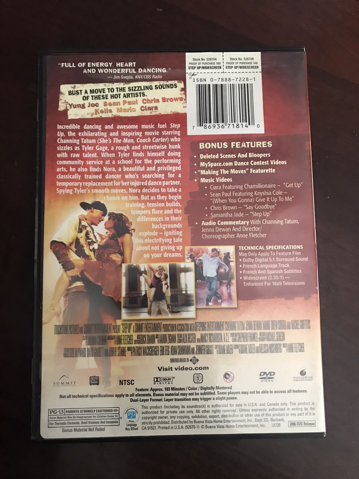 Step Up (DVD, Widescreen) - **DISC ONLY** 786936718140| eBay