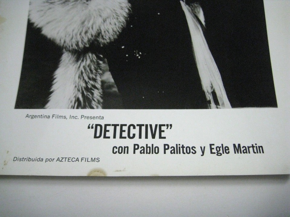 Detective Argentina Films Movie Press Photo Pablo Palitos Egle Martin 8 ...