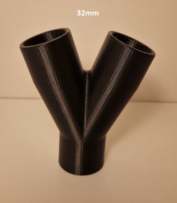 Y piece splitters for dust extraction hose - 32 / 38 / 40 / 50 mm - any ...