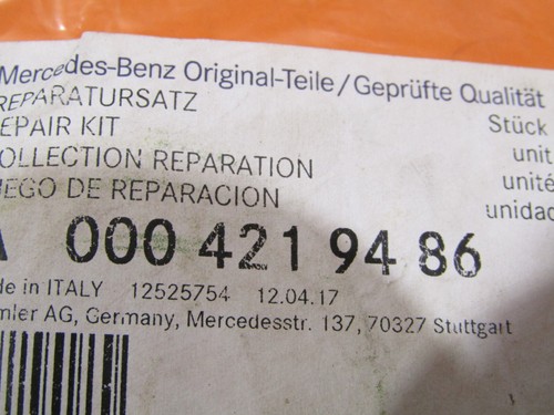 MERCEDES C W203 SLK R171 FRONT BRAKE CALIPER SEAL KIT GENUINE ...