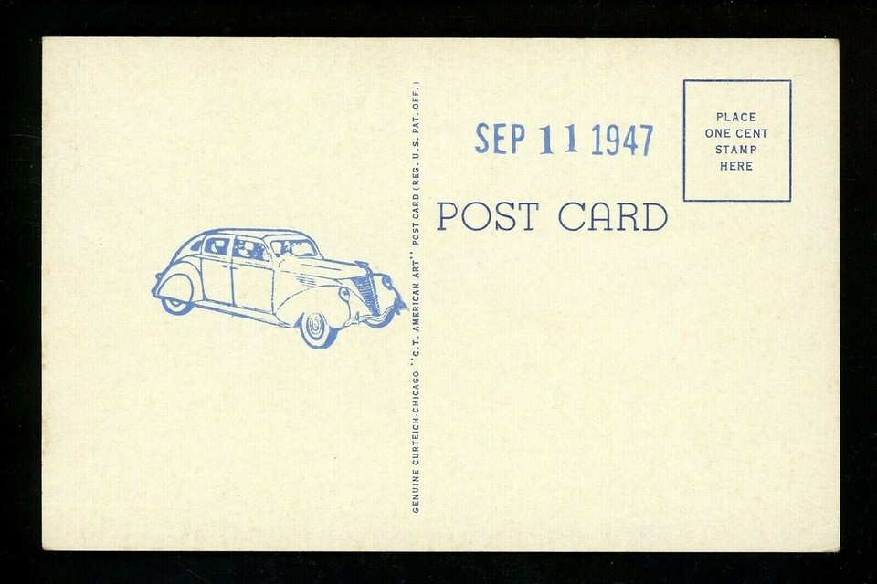 Connecticut CT postcard New Britain, General Hospital linen Curt Teich ...