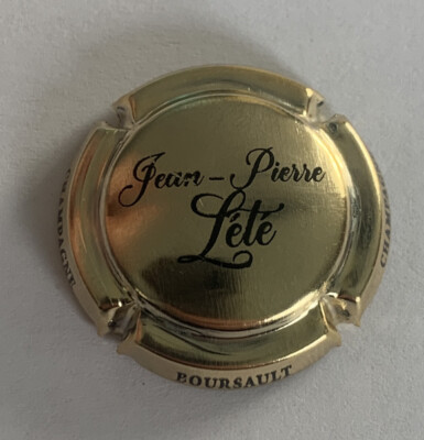 capsule de champagne Jean Pierre Lété | eBay