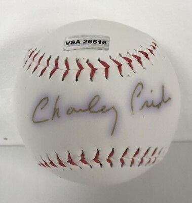 Charley Pride (d. 2020) Signed Autographed Official ROL League Baseball ...