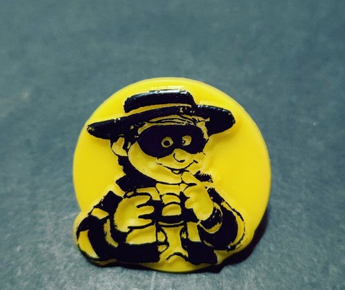 1980's HAMBURGLAR yellow plastic children's ring McDonald's ...