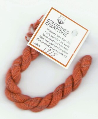 Silk Hand-Dyed Thread 30 Yd Conjoined Creations Oranges 1915 Cross ...