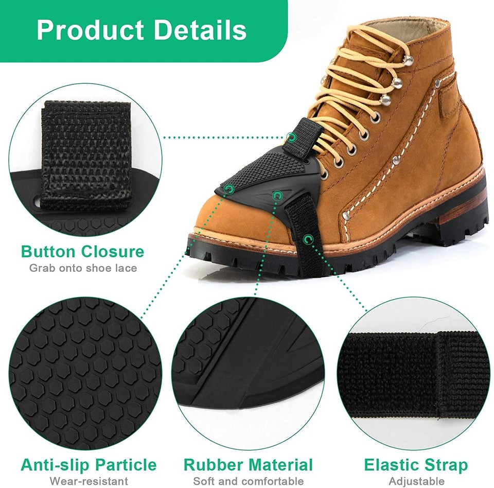 Motorcycle Anti-slip Shift Pad Riding Shifter Lever Shoe Boot Protector ...