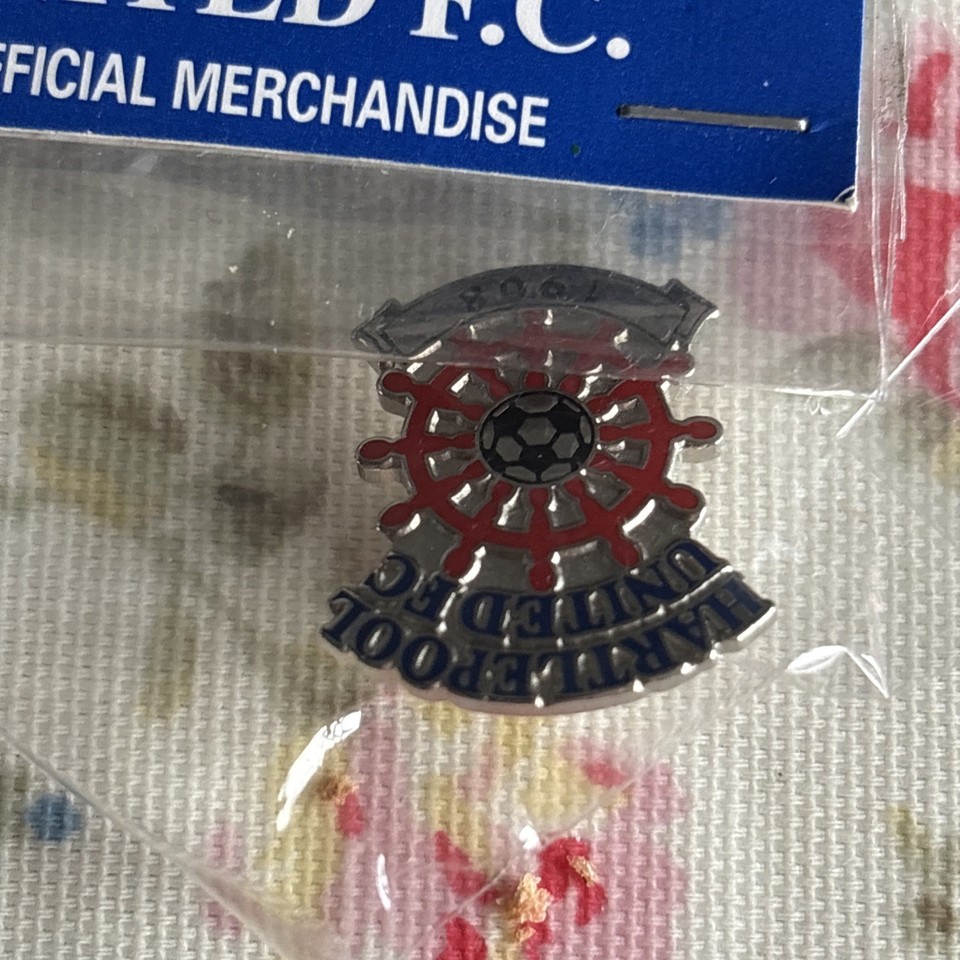 Brand-New Official Merchandise, Hartlepool United Football Club Pin ...