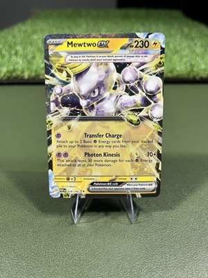Pokémon TCG Mewtwo EX 058/182 Scarlet & Violet: Paradox Rift Double ...