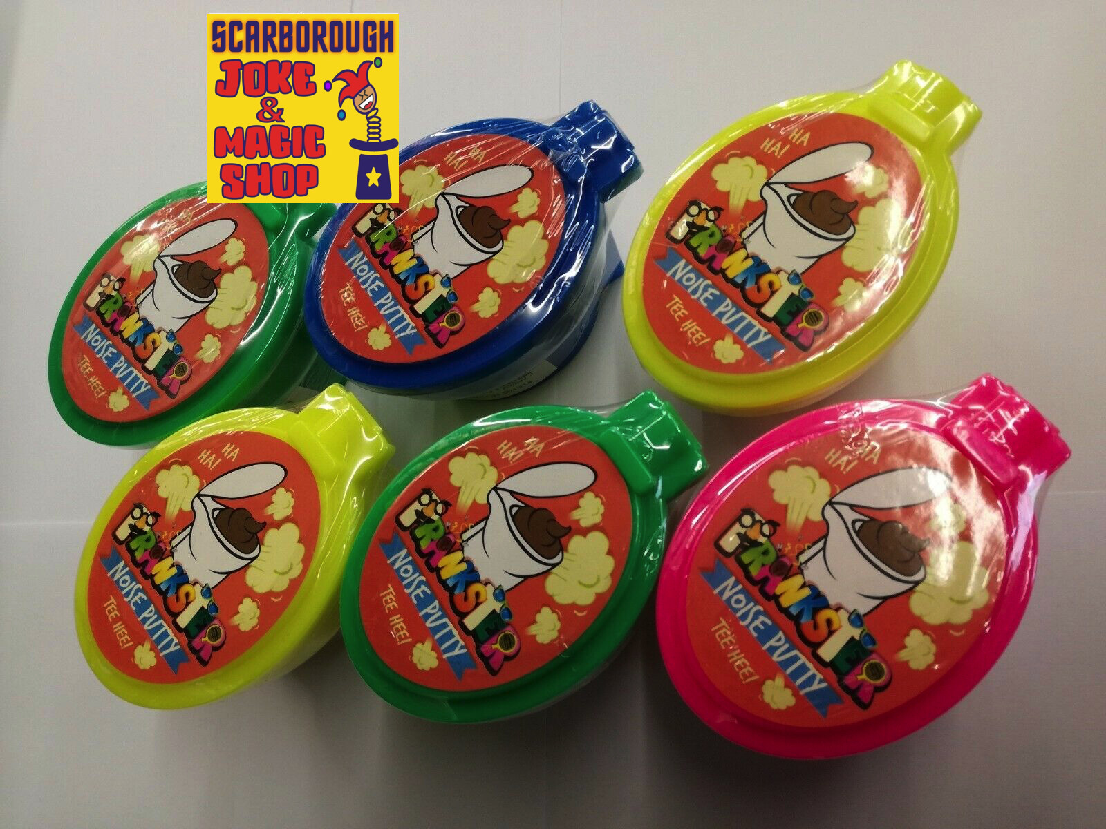 Fart Noise Putty ~ Classic Large Toilet Pot ~ Retro Novelty Slime ...