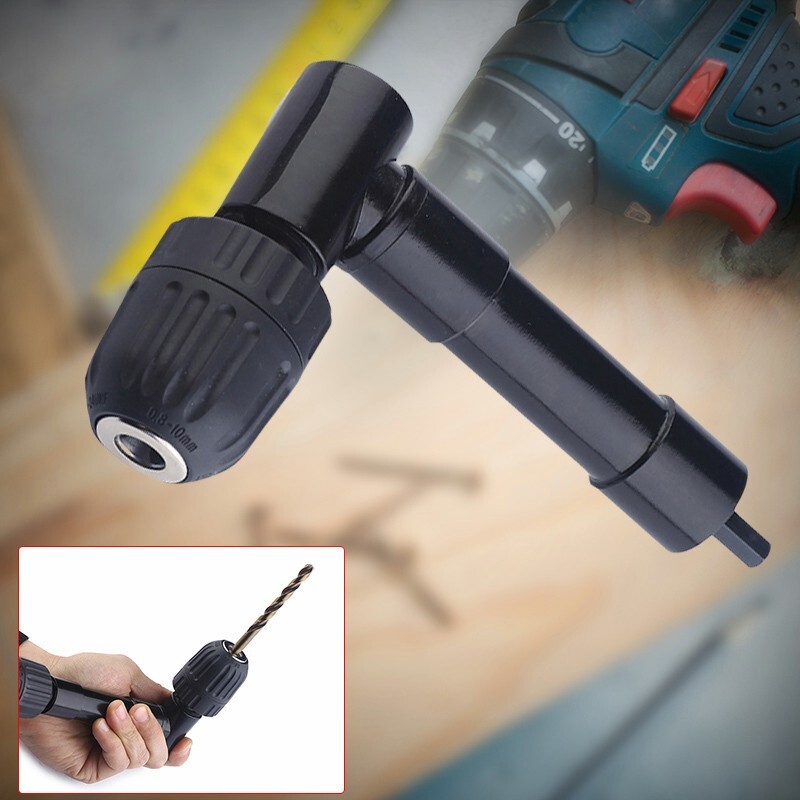 Right Angle Drill Converter Attachment Adapter 90 Degree Chuck Range 0. ...