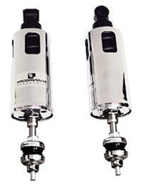 Progressive 422-4037C 422 Series Rear Shocks Chrome 00-17 Harley ...